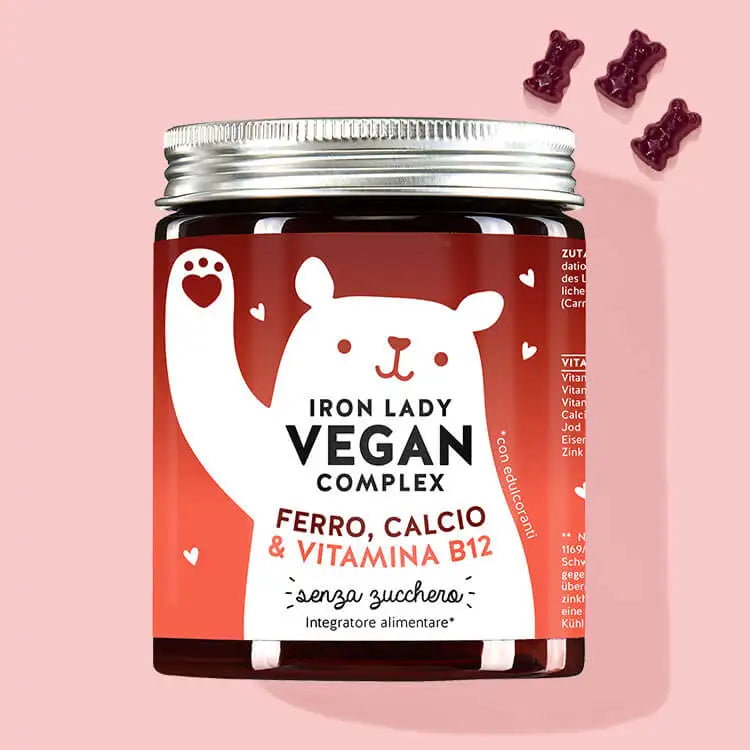 Ferro + Vitamine - Iron Lady Vegan Complex – Bears with Benefits Italia